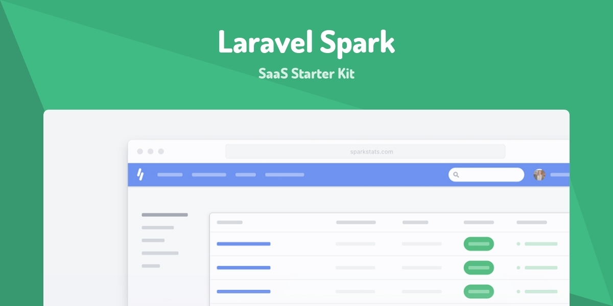 Laravel Spark Saas Starter Kit Made With Vuejs